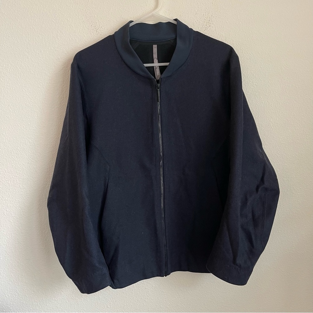 Arc'teryx Veilance Wool Front Zip Haedn Jacket - Gem